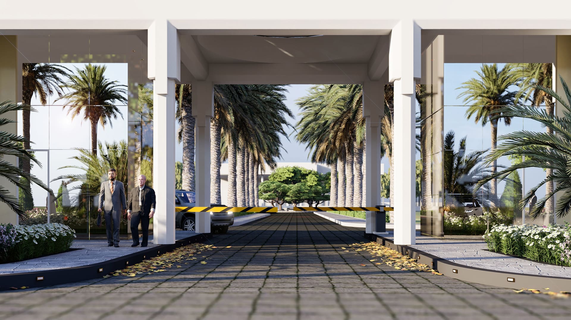 Hana Tayar - Projects - IRAD FRONT LANDSCAPE AND MAIN GATE